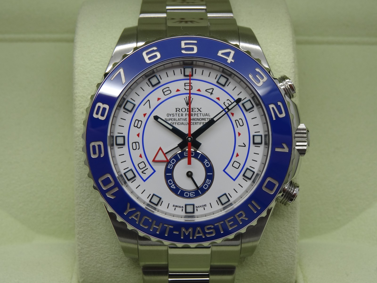 FSOT: Rolex Yacht-Master II 116680 Stainless Steel Random Serial MINT ...